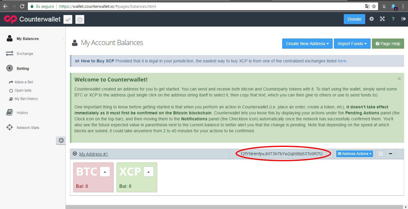 Tutorial: Cómo utilizar la plataforma descentralizada Counterparty