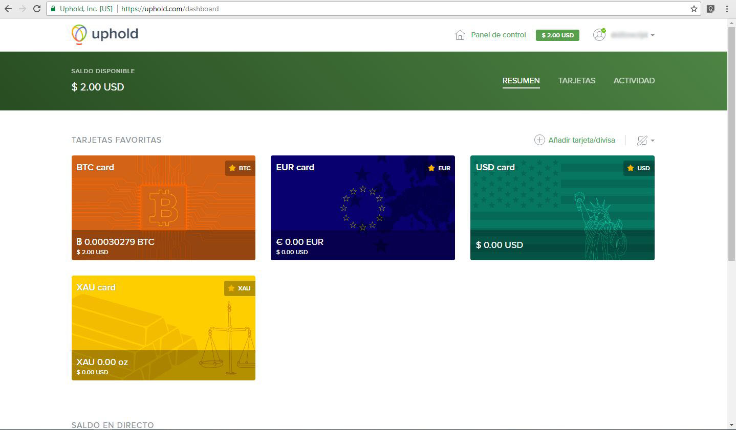 Tutorial: Aprende a comprar e intercambiar criptomonedas en Uphold