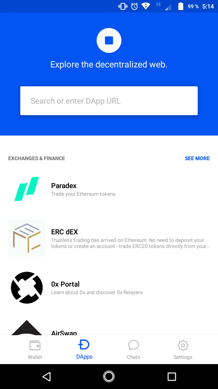 Cómo usar Coinbase Wallet: dApps y tokens de Ethereum en un monedero