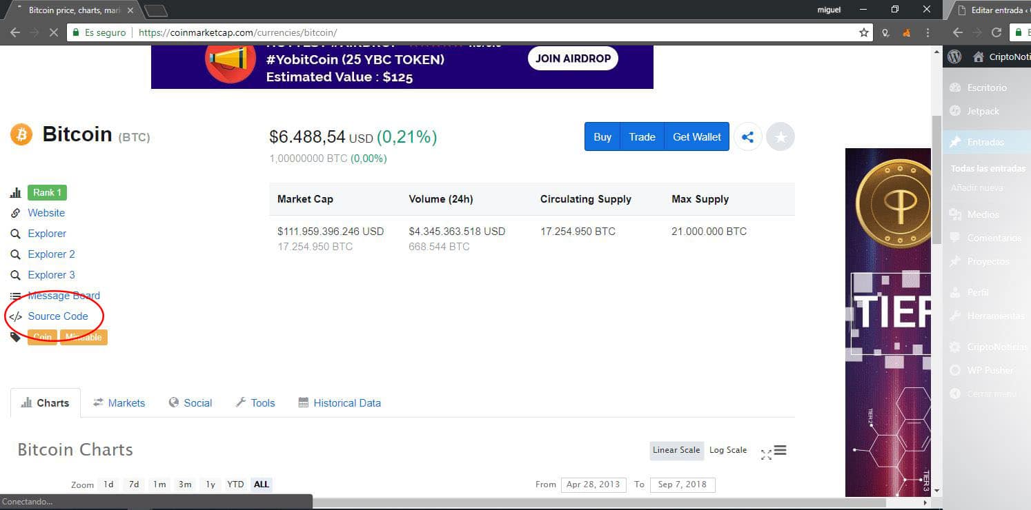Cómo usar GitHub para estimar el valor bursátil de una criptomoneda