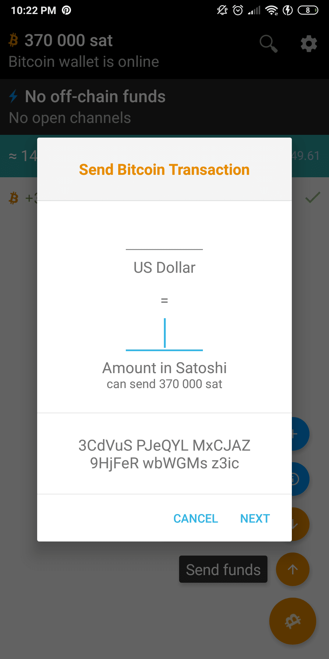 Lightning Wallet: micropagos de bitcoin en una cartera sin custodios