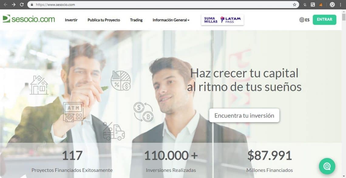 SeSocio: realiza inversiones alternativas usando tus criptomonedas