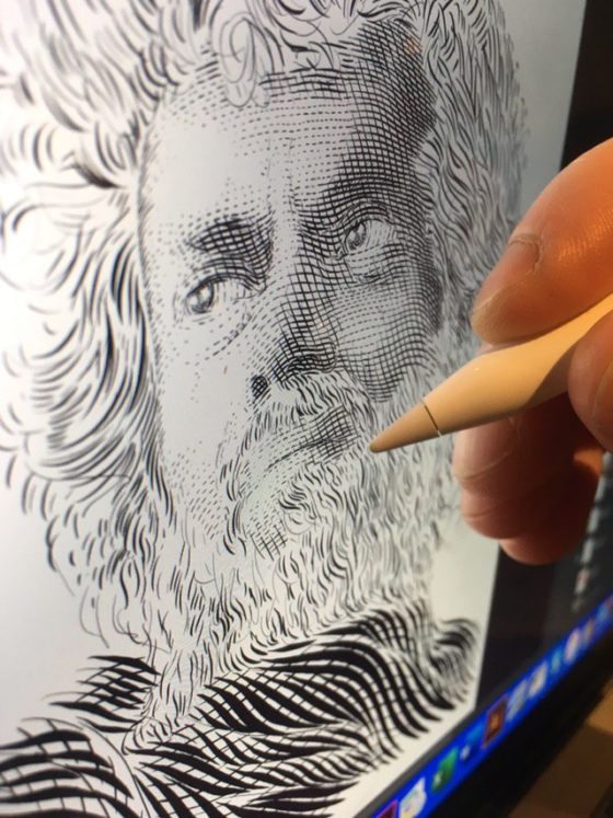 Tom Badley busca la inspiración artística entre billetes bancarios y ...