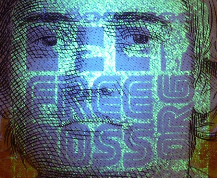 Tom Badley busca la inspiración artística entre billetes bancarios y ...