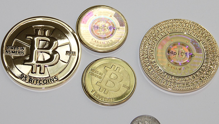 ¿Bitcoins físicos con dinero adentro? Sí, y ya van más de 45.000 gastados