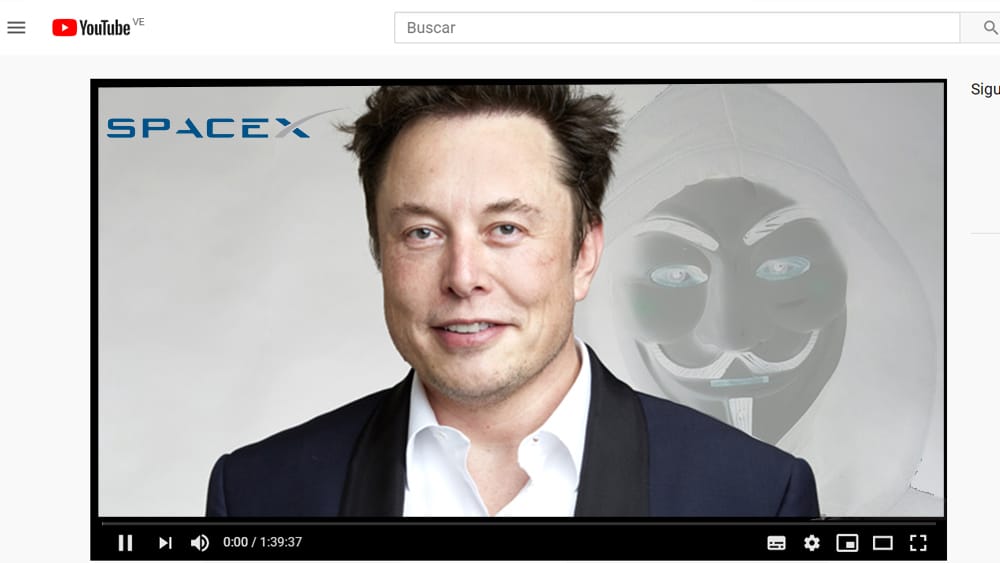 YouTube Live: hackers usan cuentas falsas de Elon Musk y SpaceX para ...