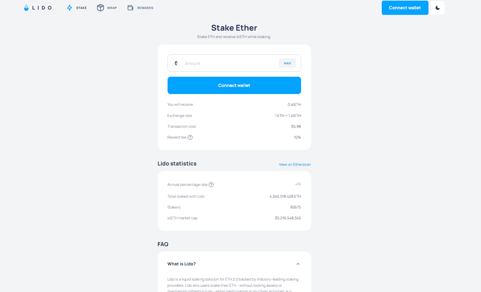 Cómo hacer staking de Ethereum 2.0 con Lido