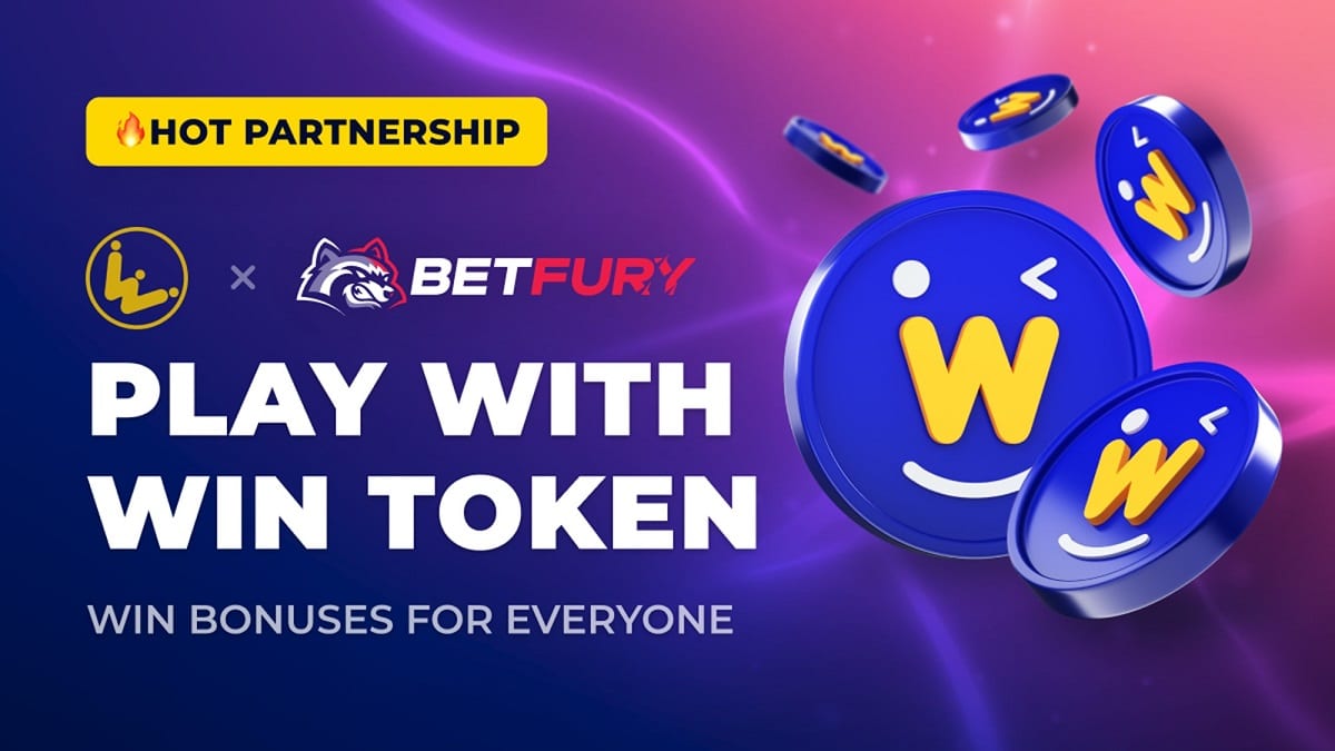 Asociación BetFury x WINK - Juega con el token WIN en BetFury