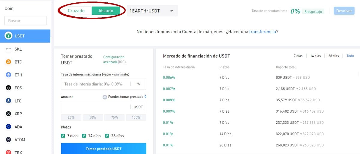 Da o toma préstamos con el lending de criptomonedas de KuCoin (Tutorial)