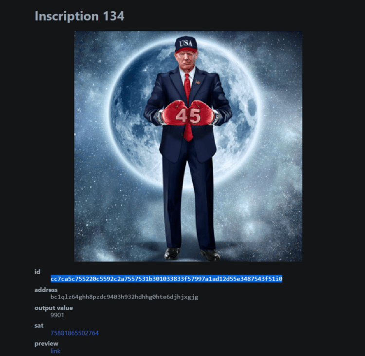 Un NFT en Bitcoin se convierte en la transacción más pesada desde 2016