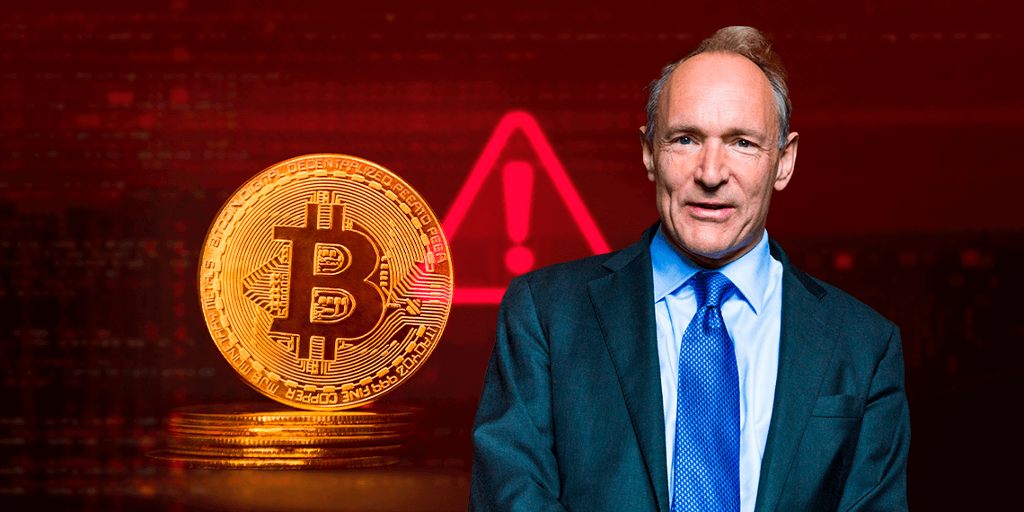 El padre de la World Wide Web cree que las criptomonedas son "peligrosas"