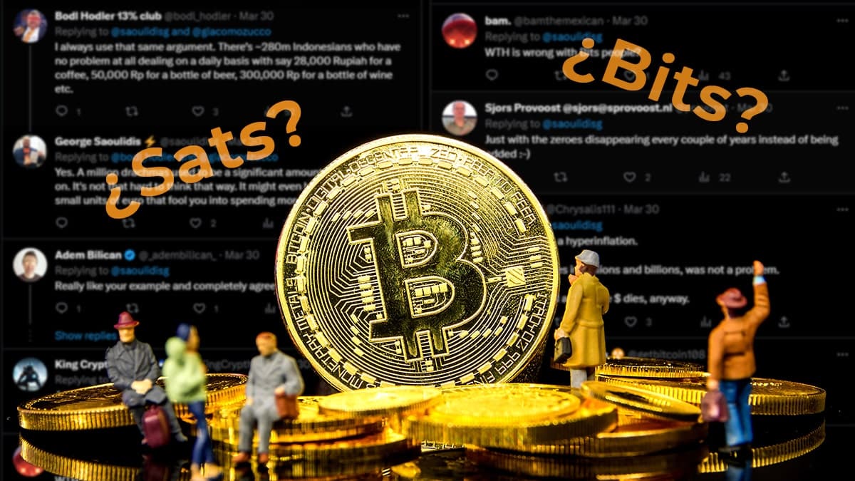¿Sats o bits? Qué reavivó el debate sobre las unidades de Bitcoin