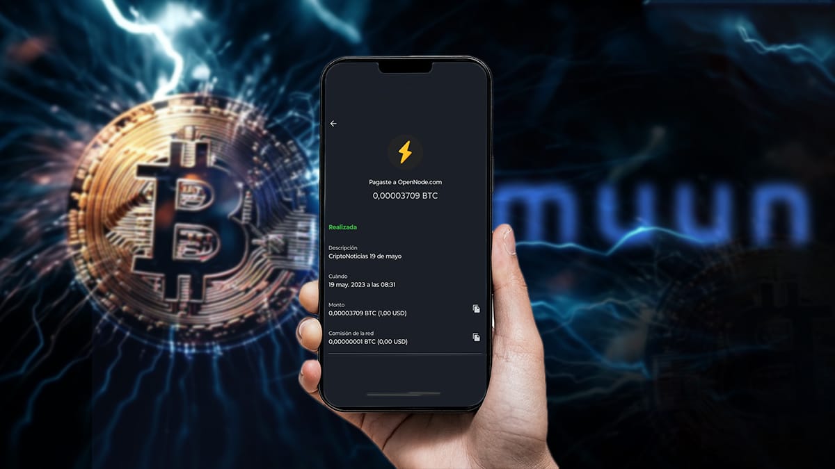 Muun reactiva pagos con bitcoin mediante la red Lightning