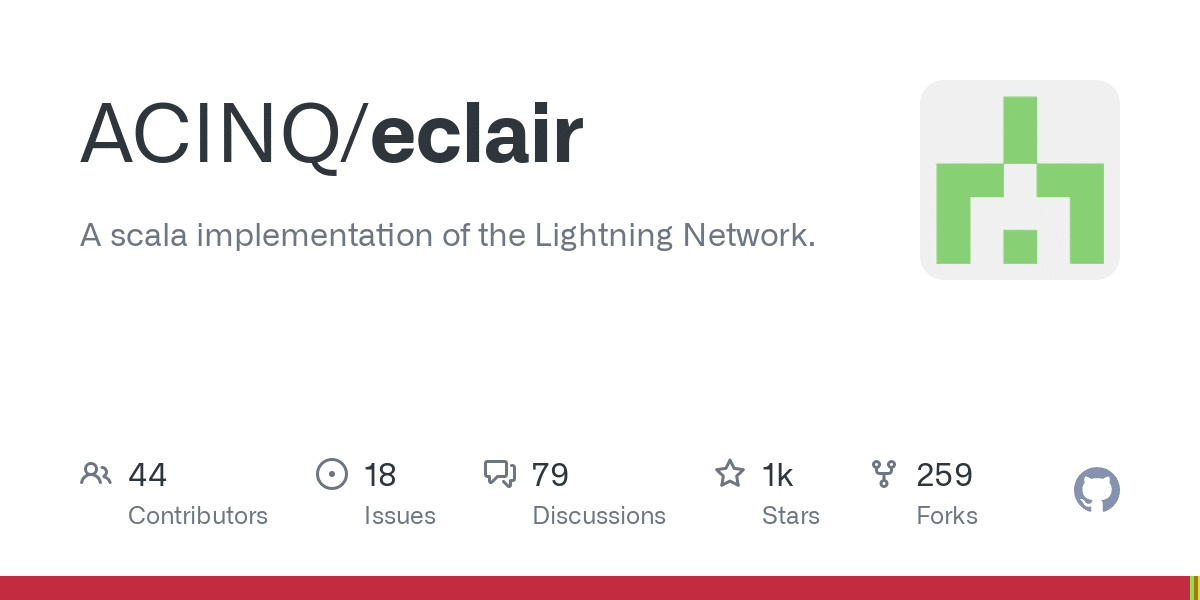 Eclair 0.9.0 añade dual funding y splicing para canales de Lightning