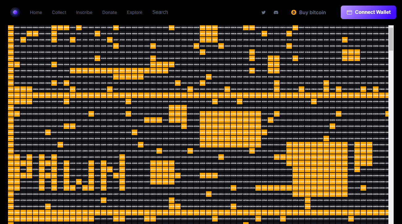 Bitmap permite inscribir bloques de Bitcoin con Ordinals