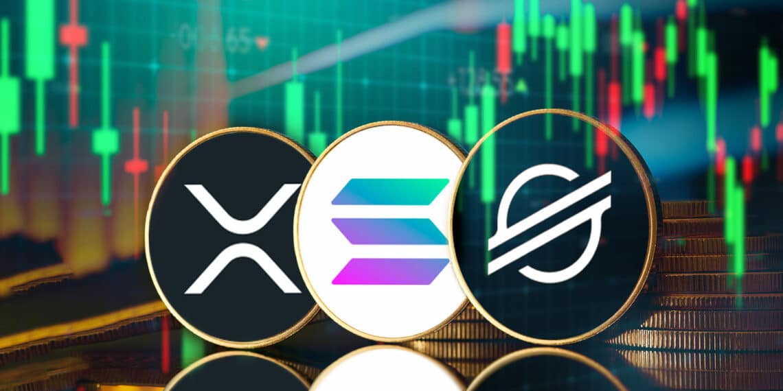 Fondos de inversión en XRP, stellar y solana experimentan pico de actividad