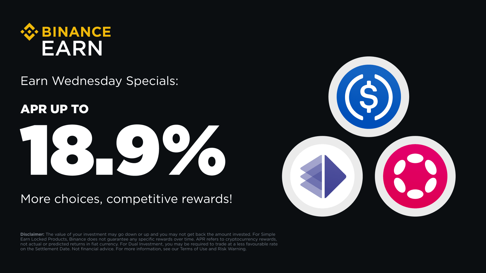 Binance Earn renueva sus rendimientos: hasta 19% anual