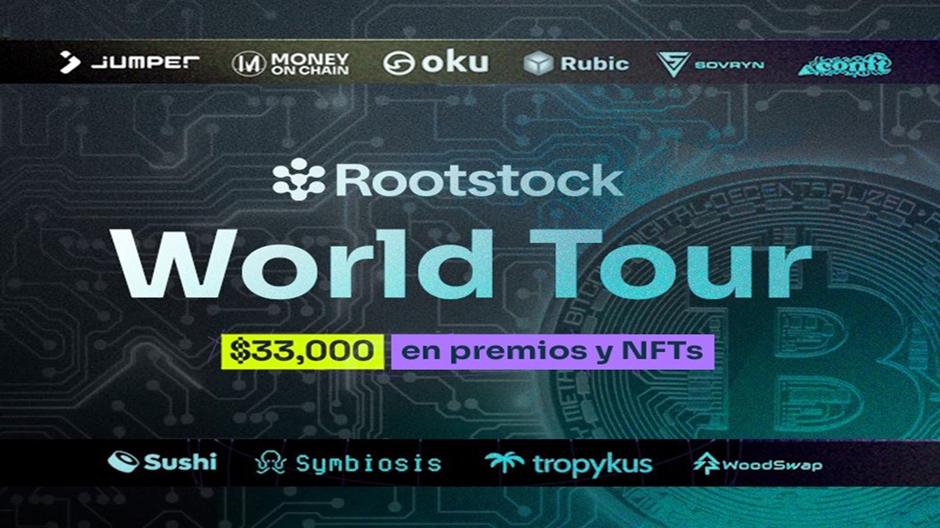 Rootstock World Tour, la campaña educativa de Bitcoin que reparte 33.000 dólares