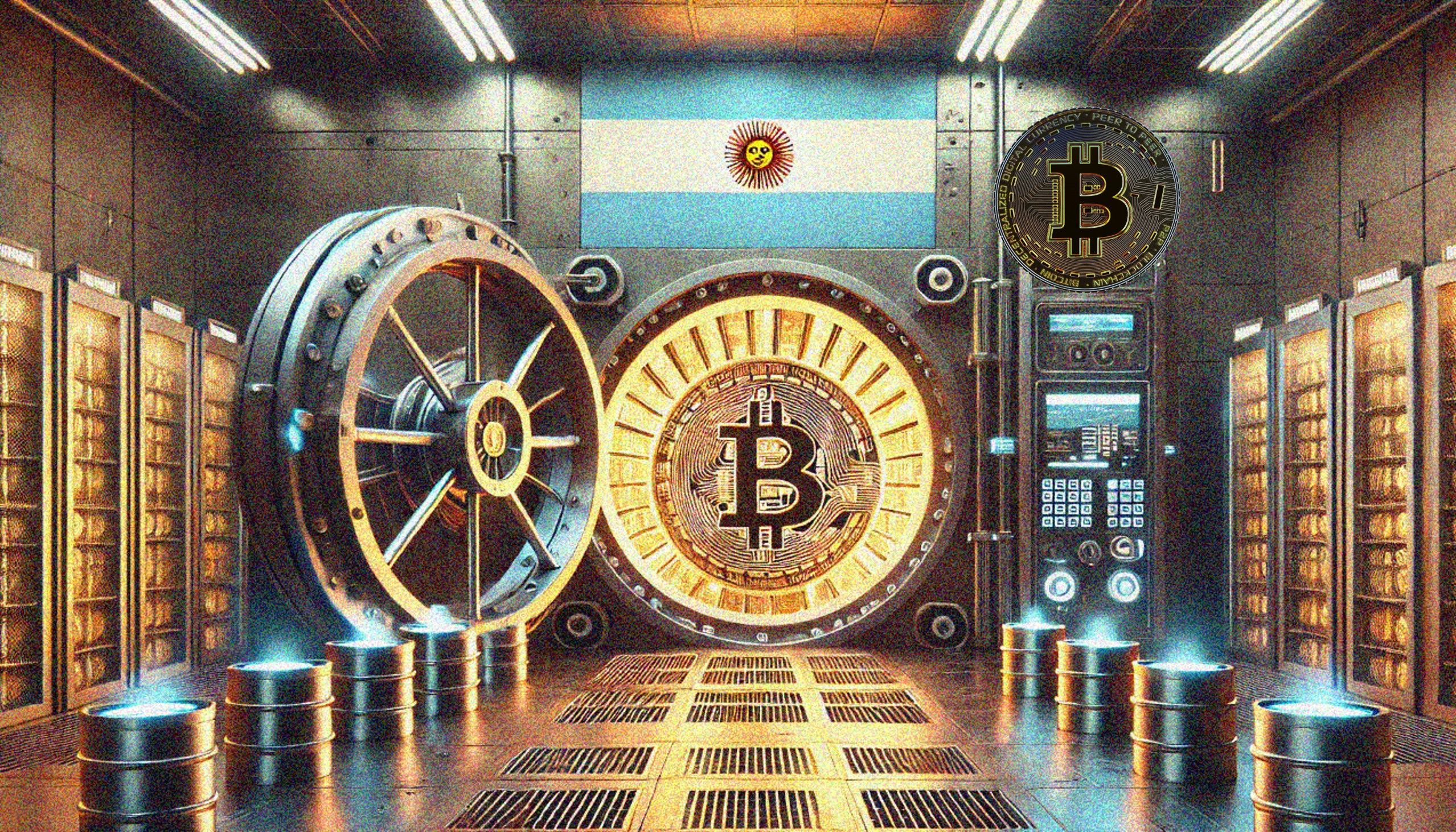 Argentina abre primer búnker de custodia de bitcoin con tecnología militar