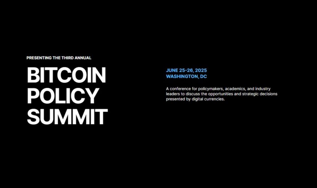 Bitcoin Policy Institute Summit - Calendario de CriptoNoticias
