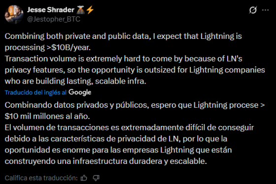 "La Red Lightning de Bitcoin podría procesar USD 10.000 millones al año ...