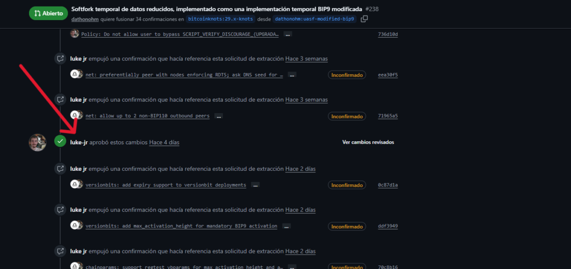 Bitcoin Knots integrará BIP-110 para filtrar datos arbitrarios en la red